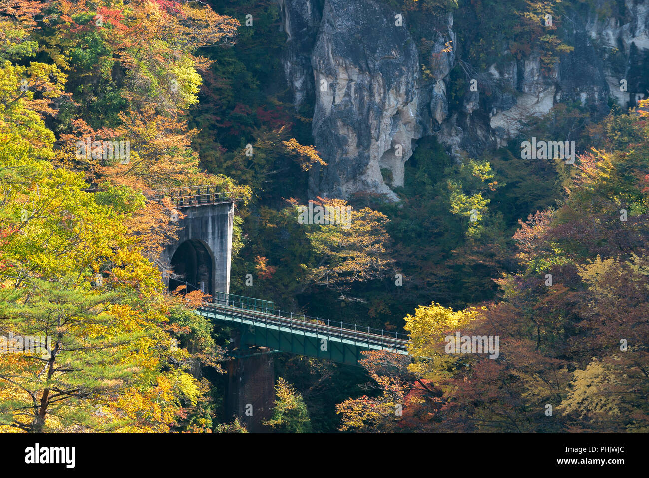 Naruko Gorge Miyagi Tohoku Japan Stock Photo - Alamy