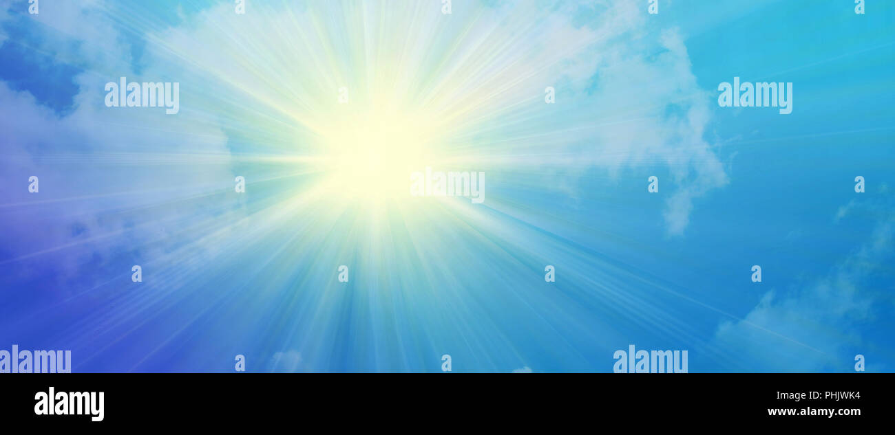 sunny sunshine rays summer, hot Stock Photo - Alamy