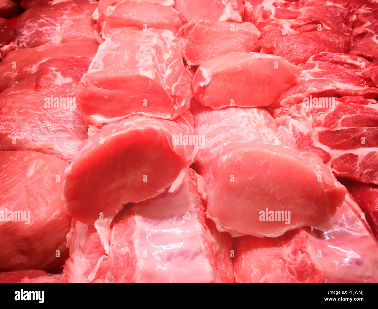 Pork texture hi-res stock photography and images - Alamy