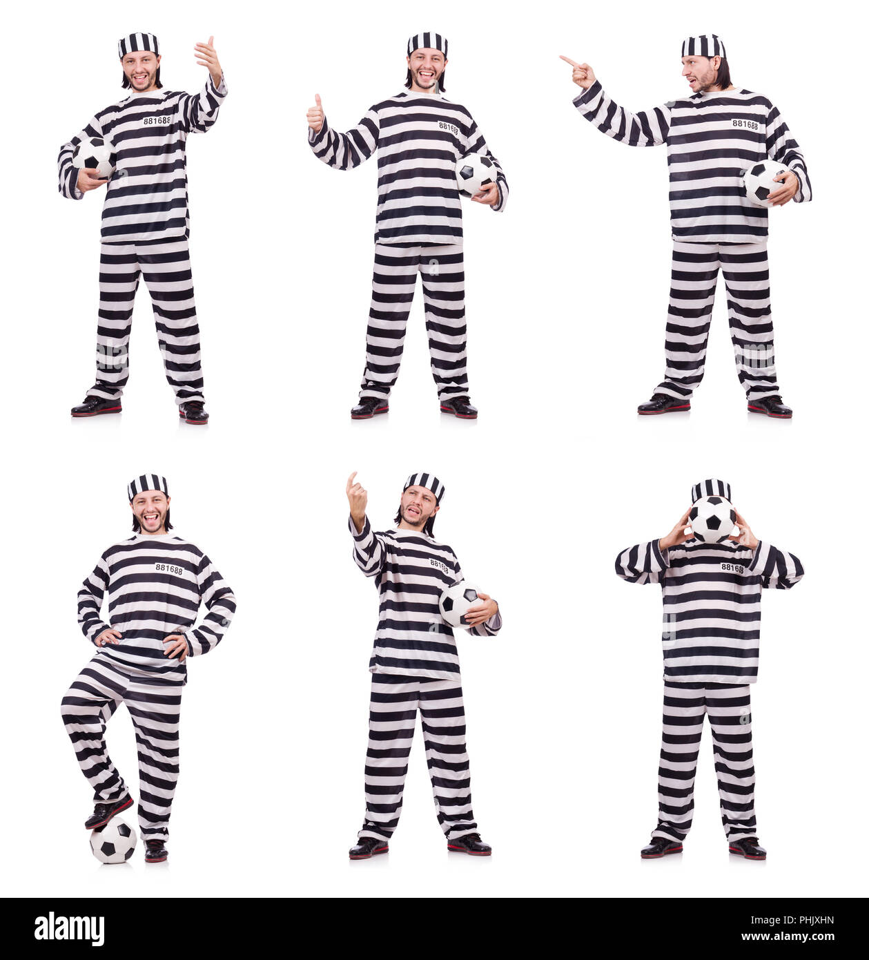 Prison inmate isolated on the white background Stock Photo - Alamy
