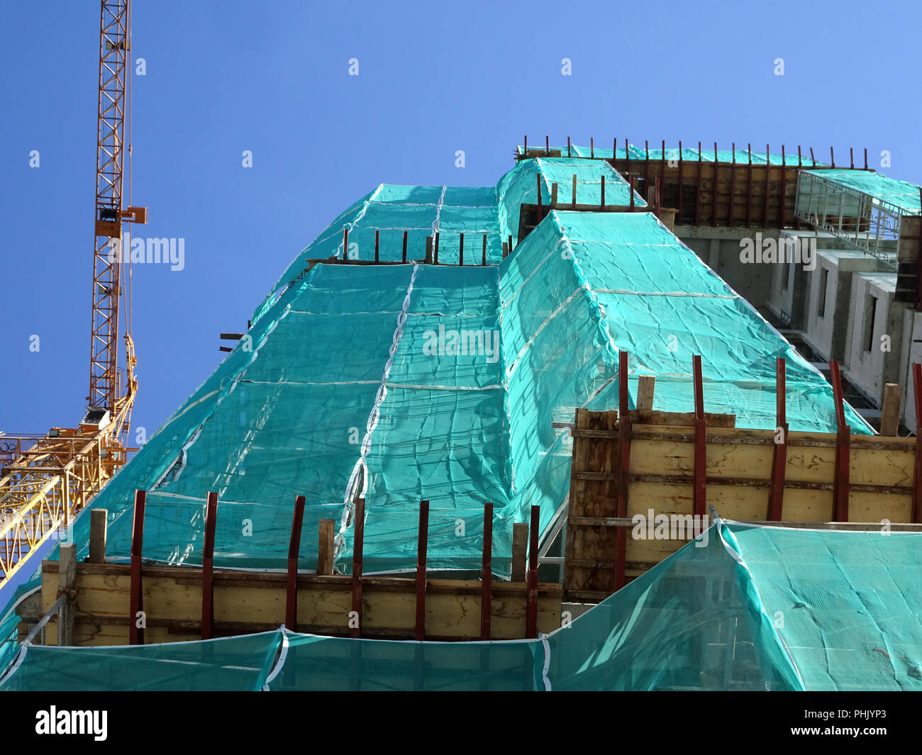 Scaffolding construction building work architecture safety fall hi-res ...