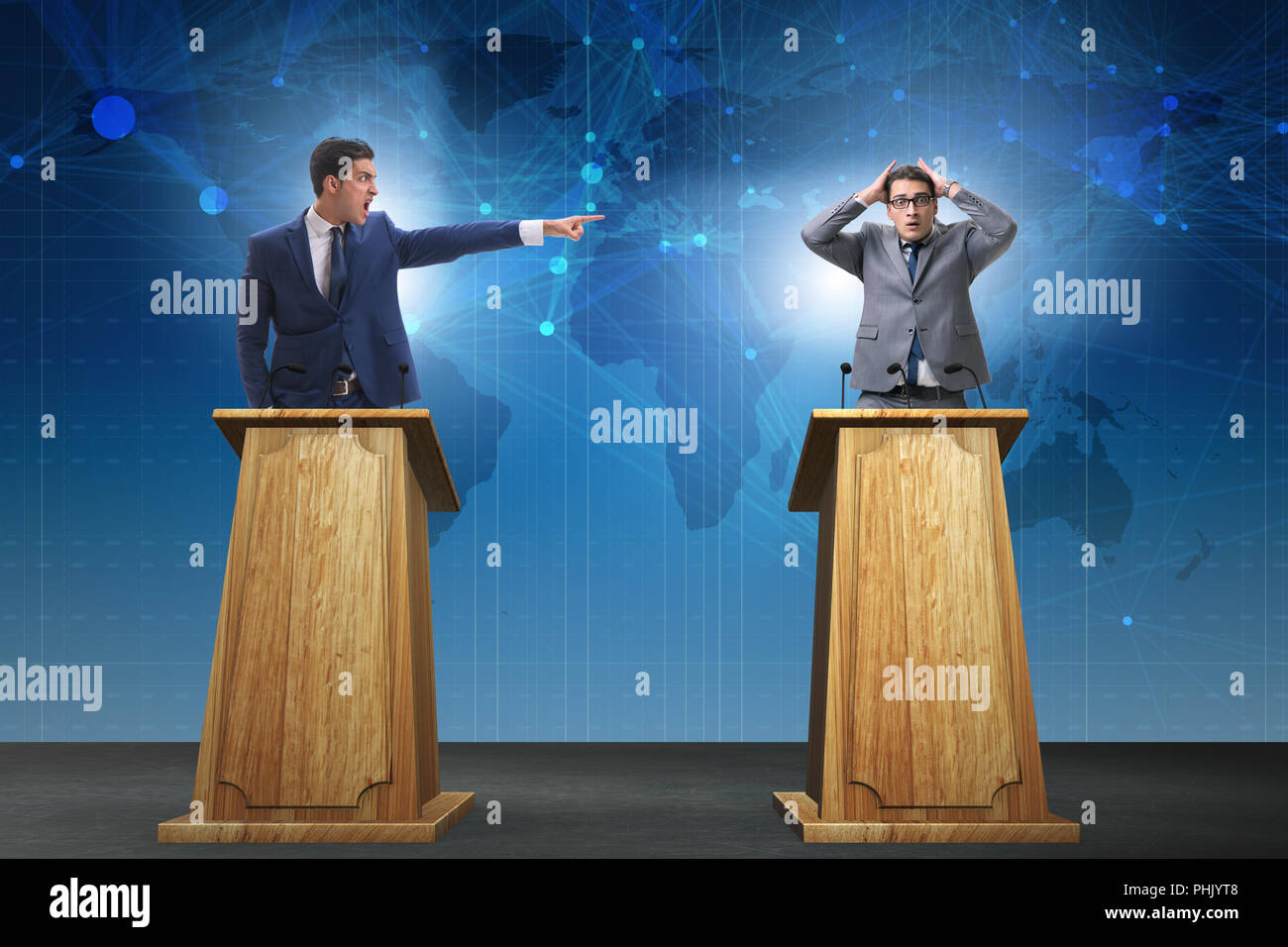 Heated meeting hi-res stock photography and images - Alamy
