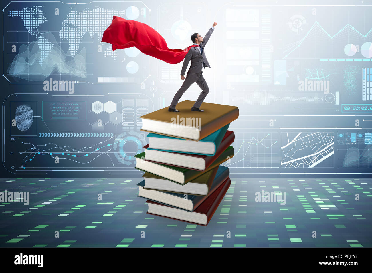 Superhero research concept hi-res stock photography and images - Alamy
