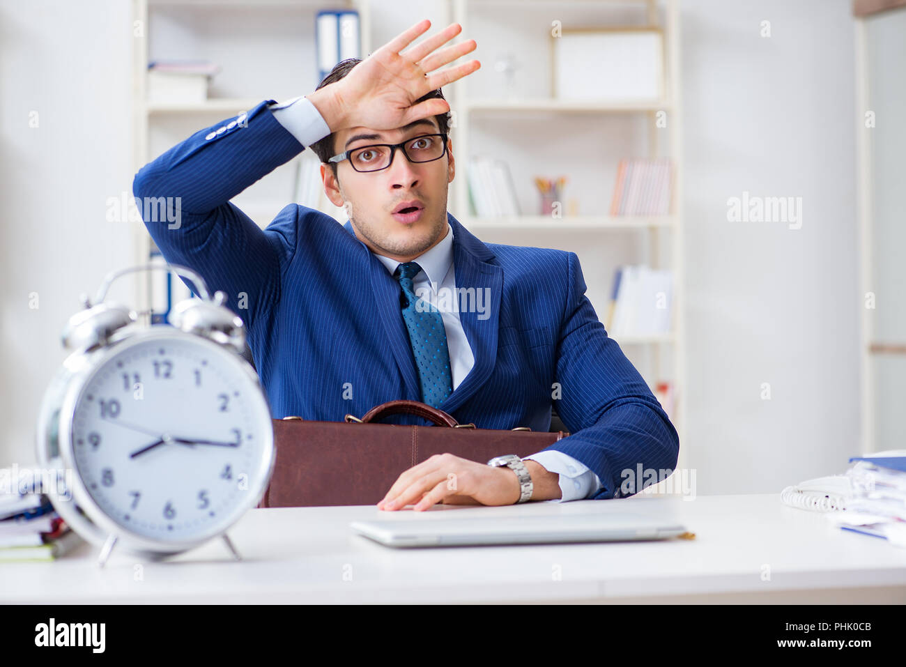 Bad time management sad hi-res stock photography and images - Alamy
