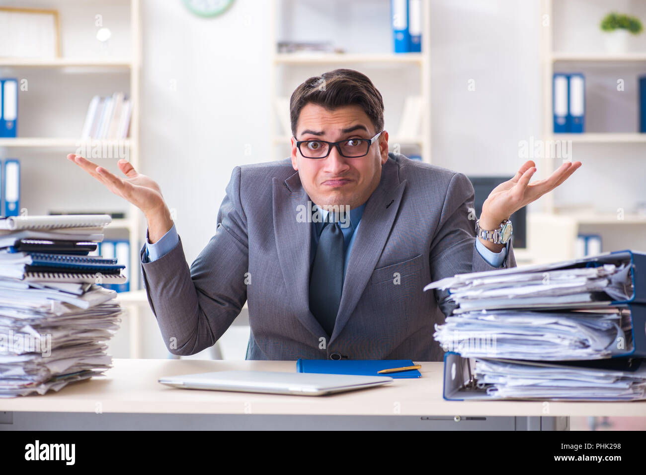 Overloaded work employee under hi-res stock photography and images - Alamy