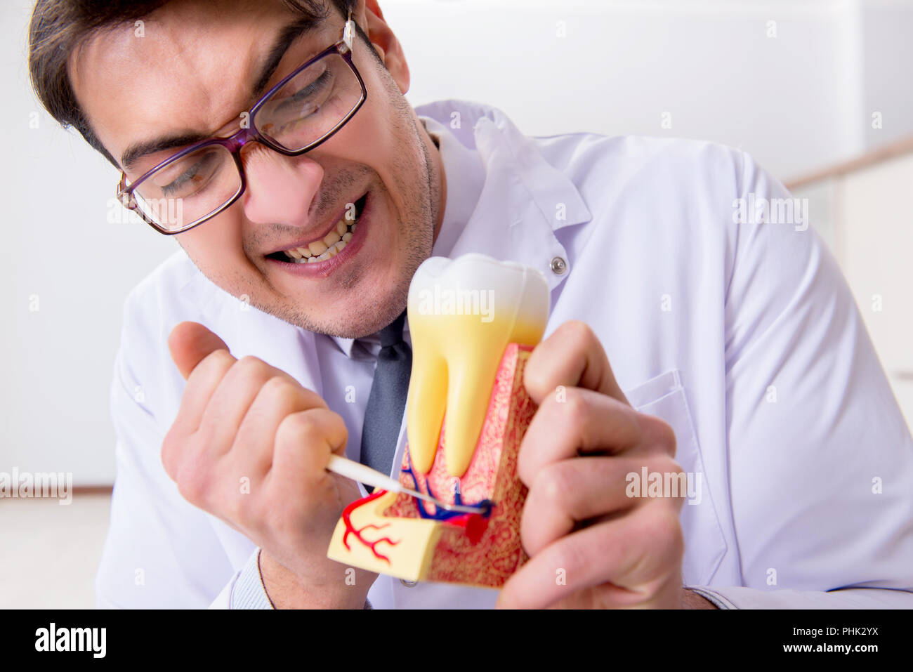 Angry dentist hi-res stock photography and images - Alamy