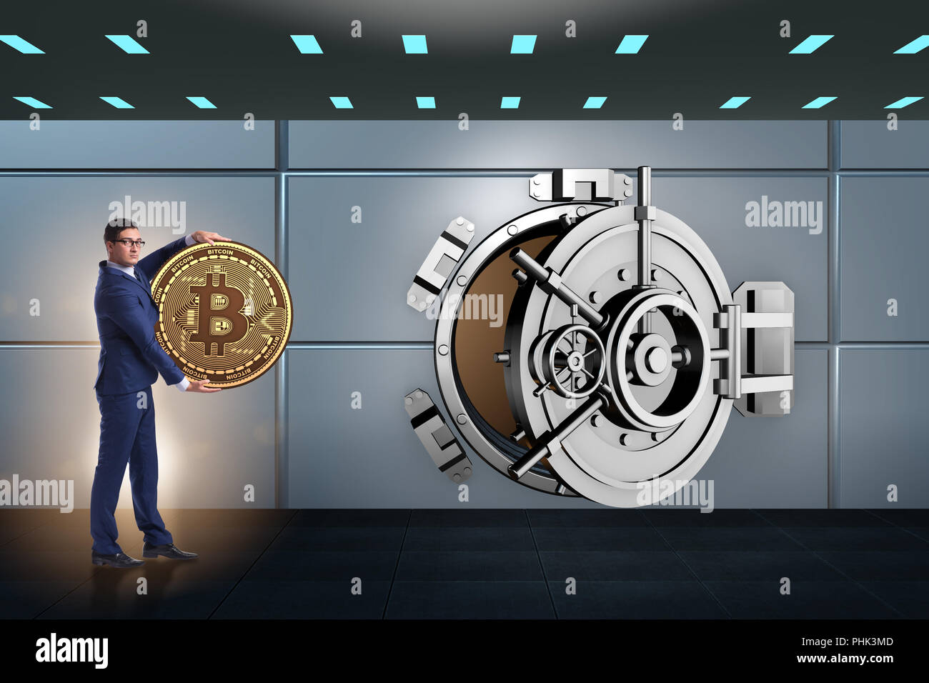 Bitcoin vault hi-res stock photography and images - Alamy