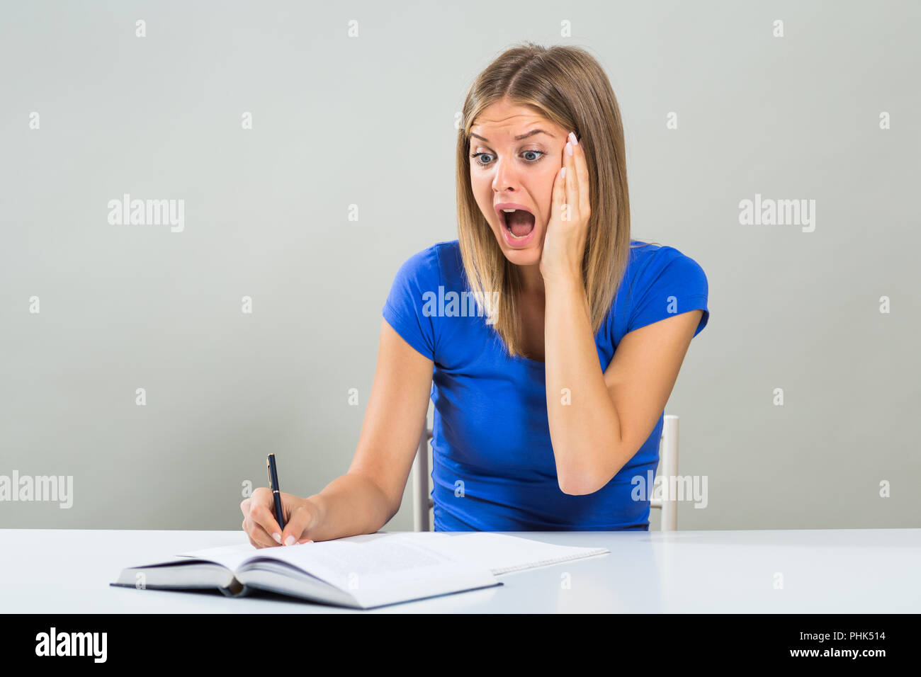 Exam confusion adult hi-res stock photography and images - Alamy