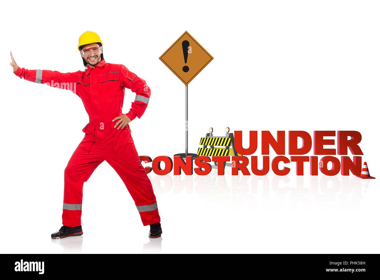 Concept of under construction for your webpage Stock Photo - Alamy