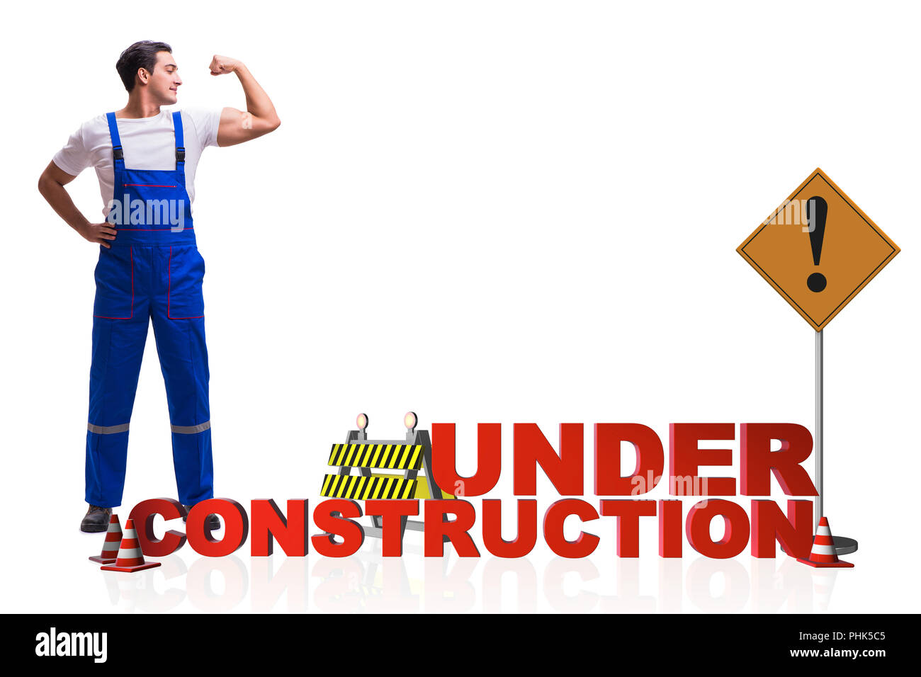 Concept of under construction for your webpage Stock Photo - Alamy