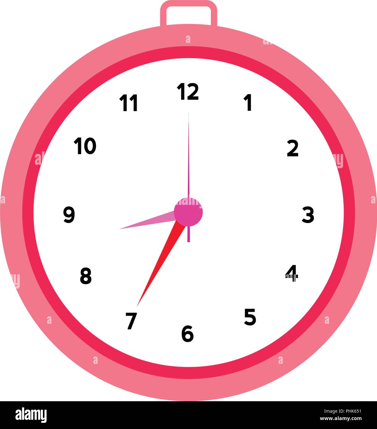 Abstract Clock Vector Stock Vector Image & Art - Alamy