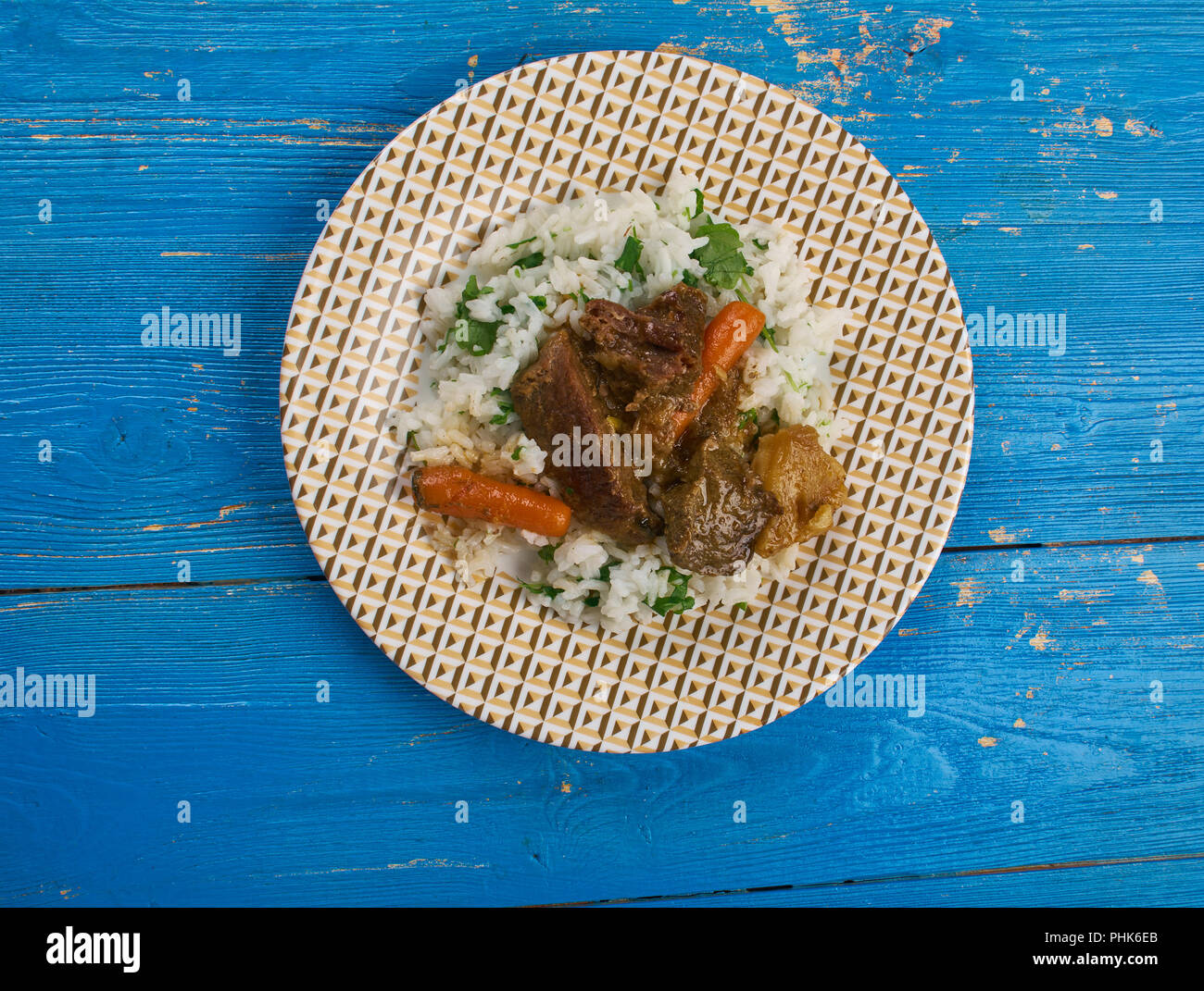 Buhorocha bahsh palov Stock Photo - Alamy