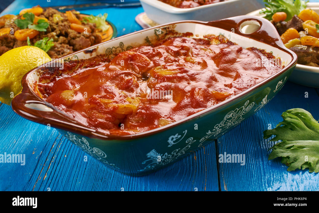 South African Bobotie Stock Photo - Alamy