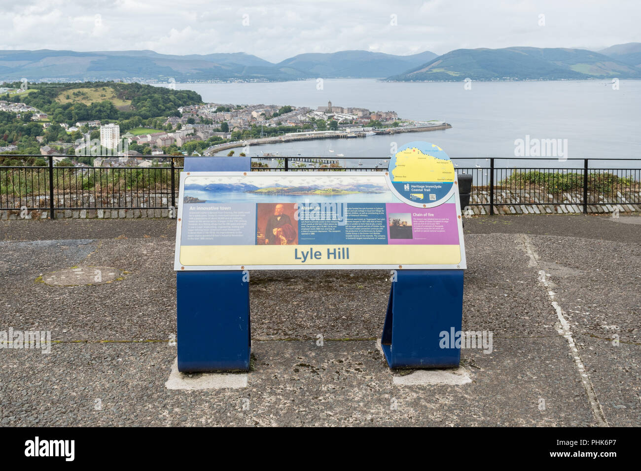 Lyle hill viewpoint hi-res stock photography and images - Alamy