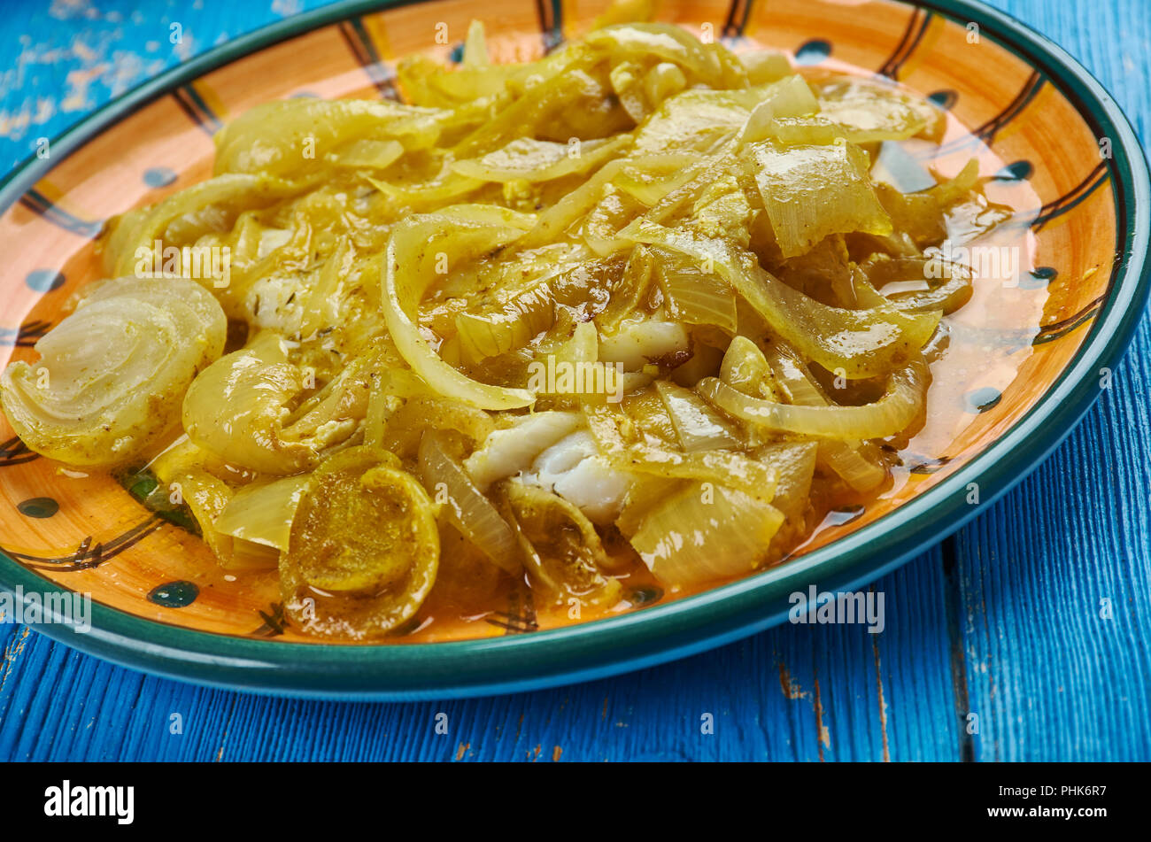 Cape Pickled Fish Stock Photo - Alamy