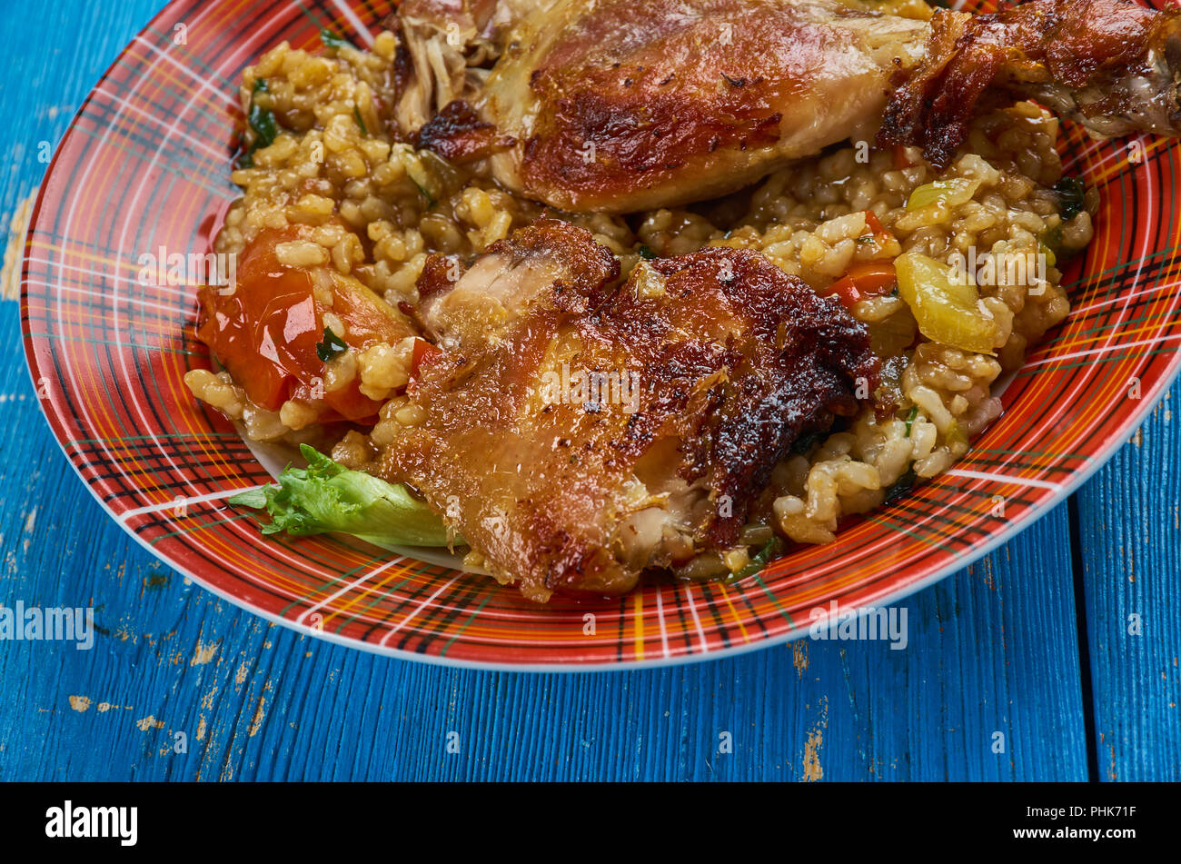 Caribbean One Pot Dish Stock Photo - Alamy