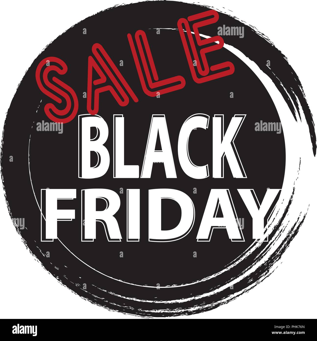 Black Friday Label Stock Vector Image & Art - Alamy