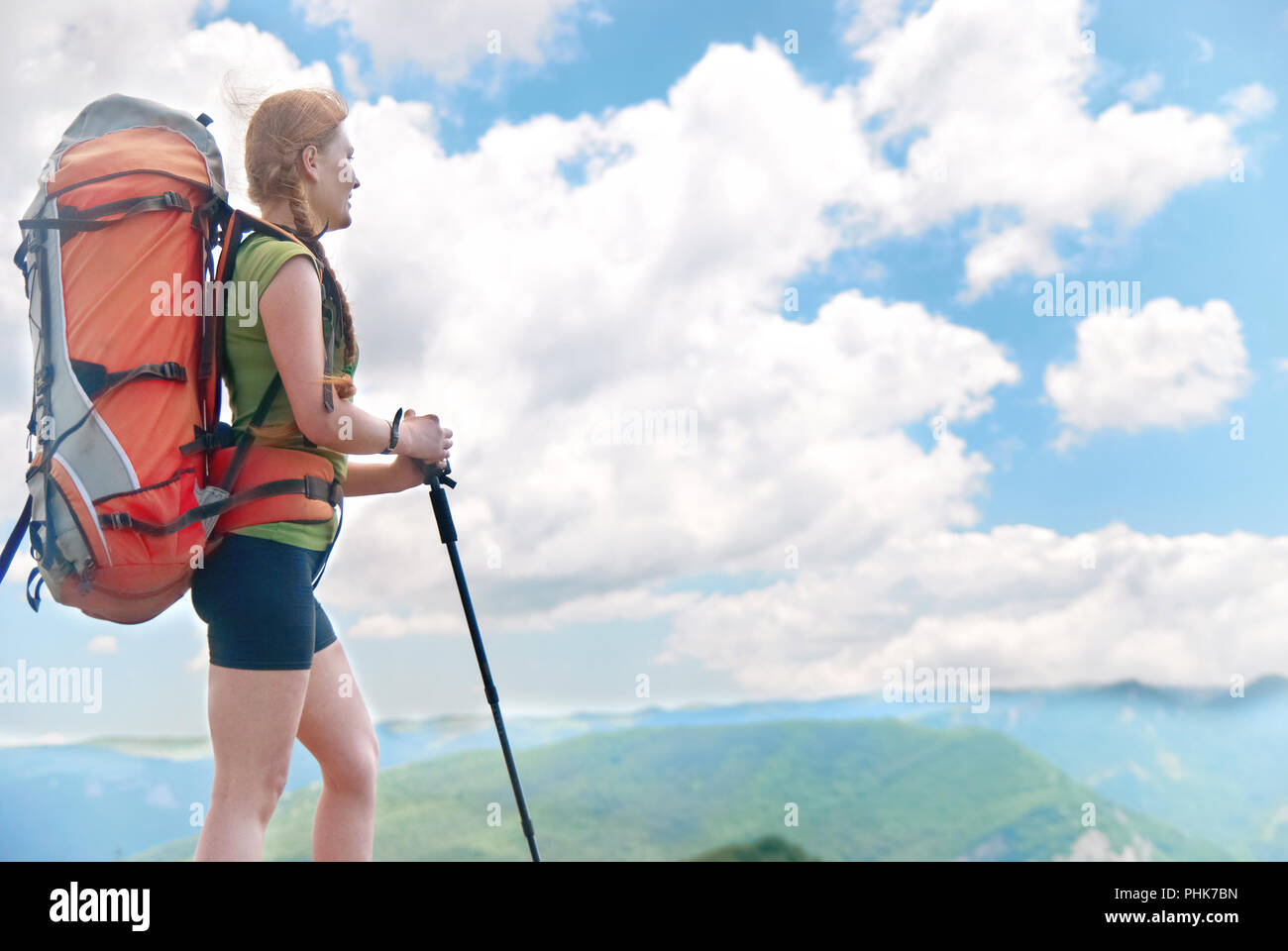 Happy hiking hi-res stock photography and images - Alamy