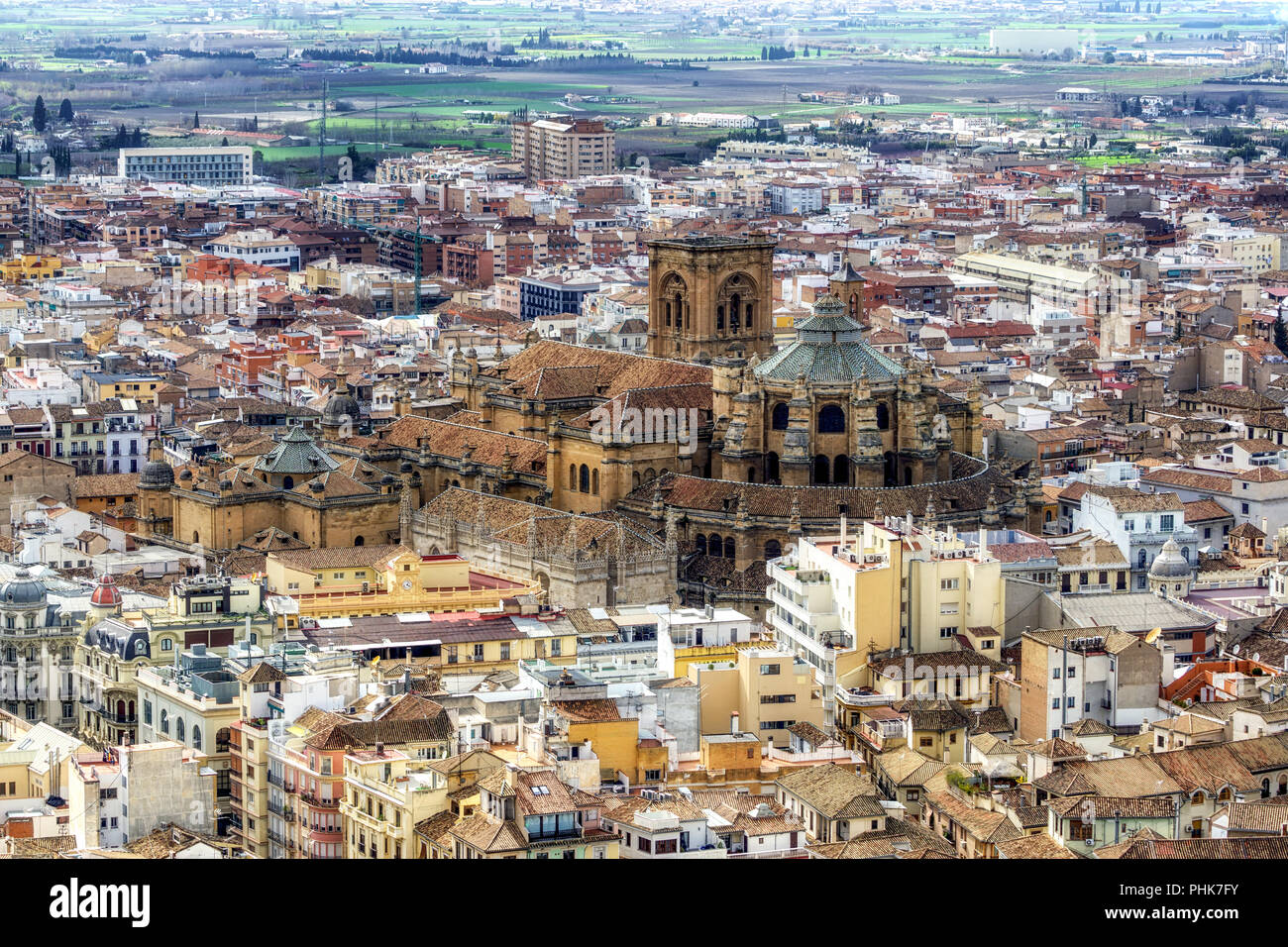 Top of the cathedral of granada hi-res stock photography and images - Alamy