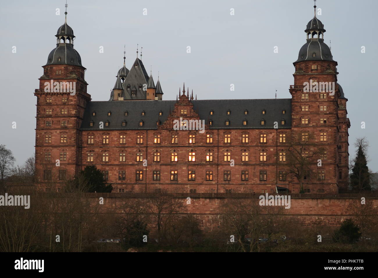 Architecture aschaffenburg bavaria building hi-res stock photography ...