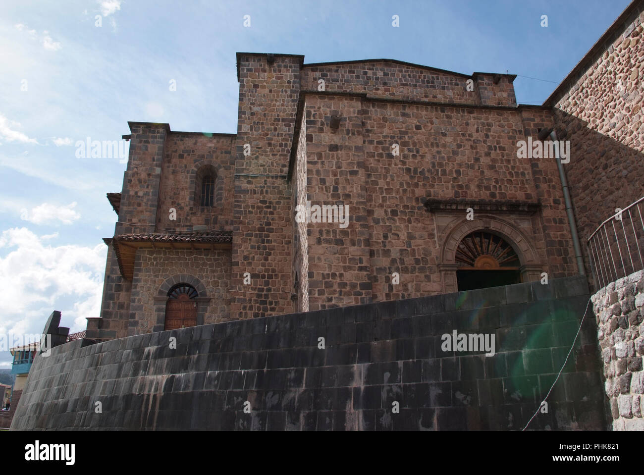 Koricancha Temple Courtyard in Cusco, Peru Stock Photo - Alamy