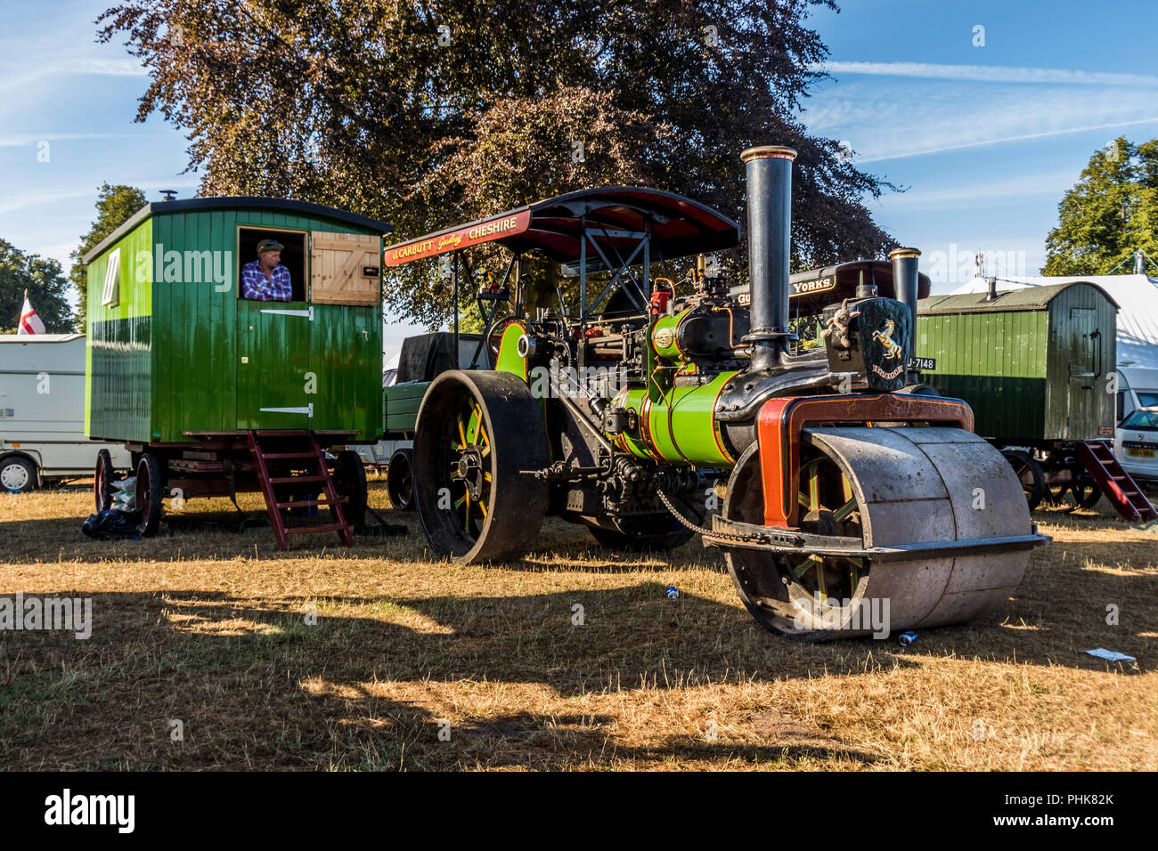 Traction engine rally at Astle Park Chelford Cheshire United Kingdom ...