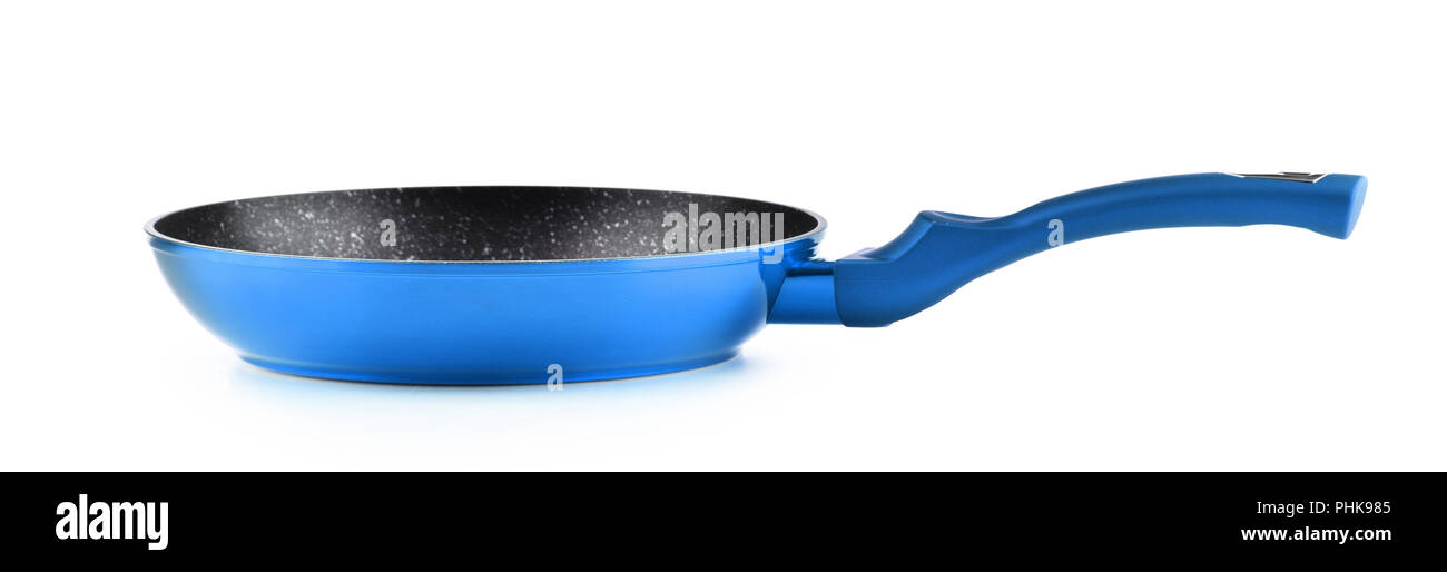 Frying pan isolated on white background Stock Photo - Alamy