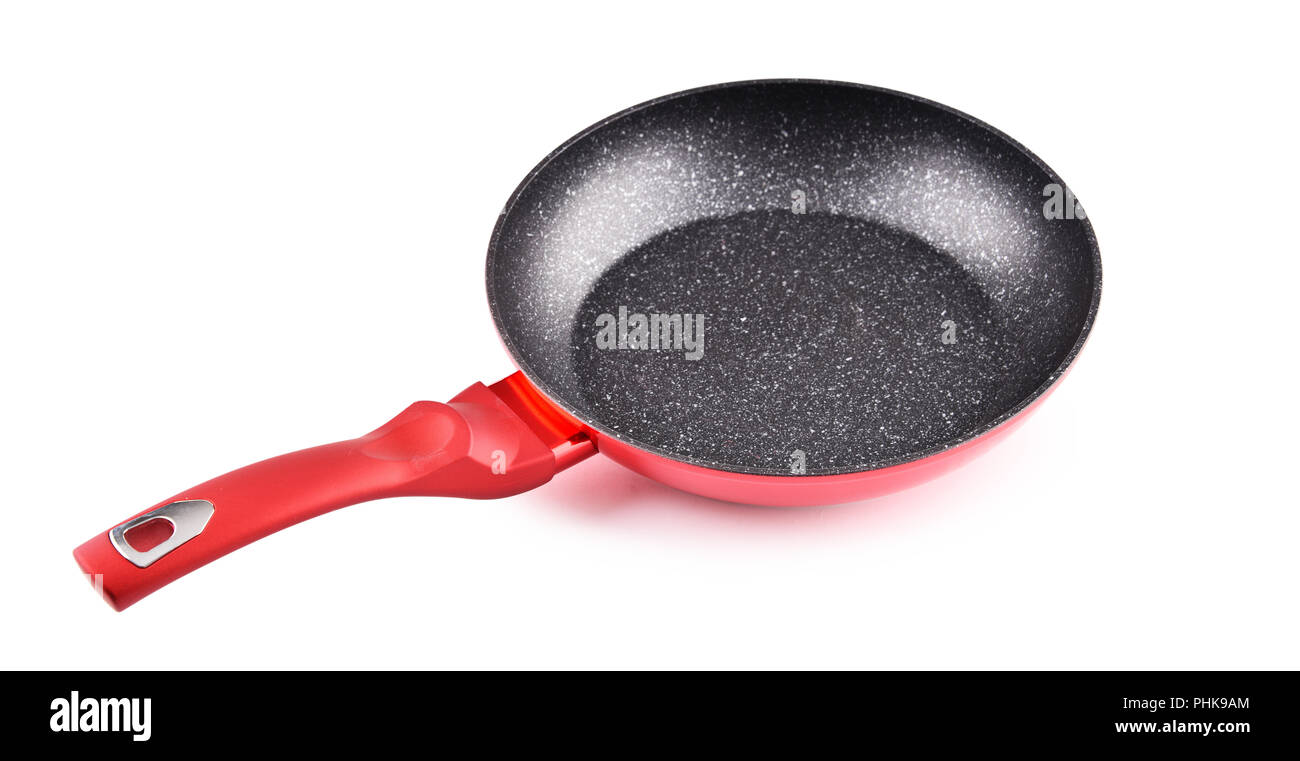 Frying pan isolated on white background Stock Photo - Alamy