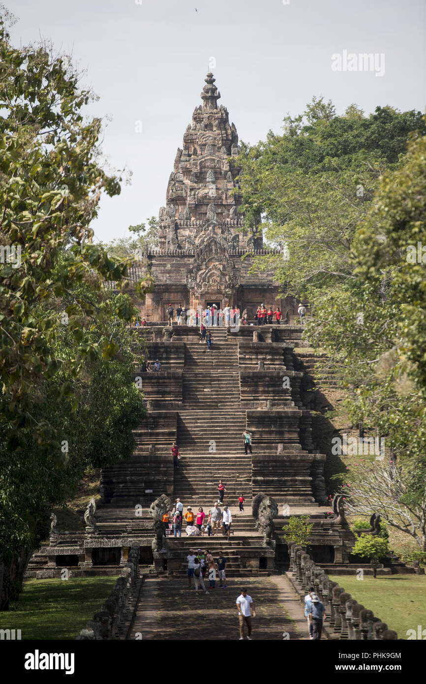 THAILAND BURIRAM KHMER TEMPLE PHANOM RUNG Stock Photo - Alamy
