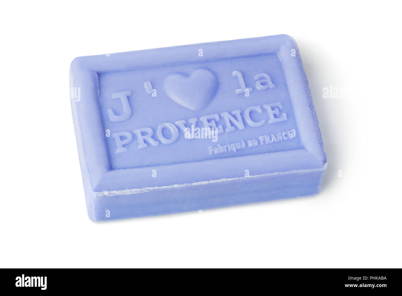 Lavender soap made in France I love Provence Stock Photo - Alamy