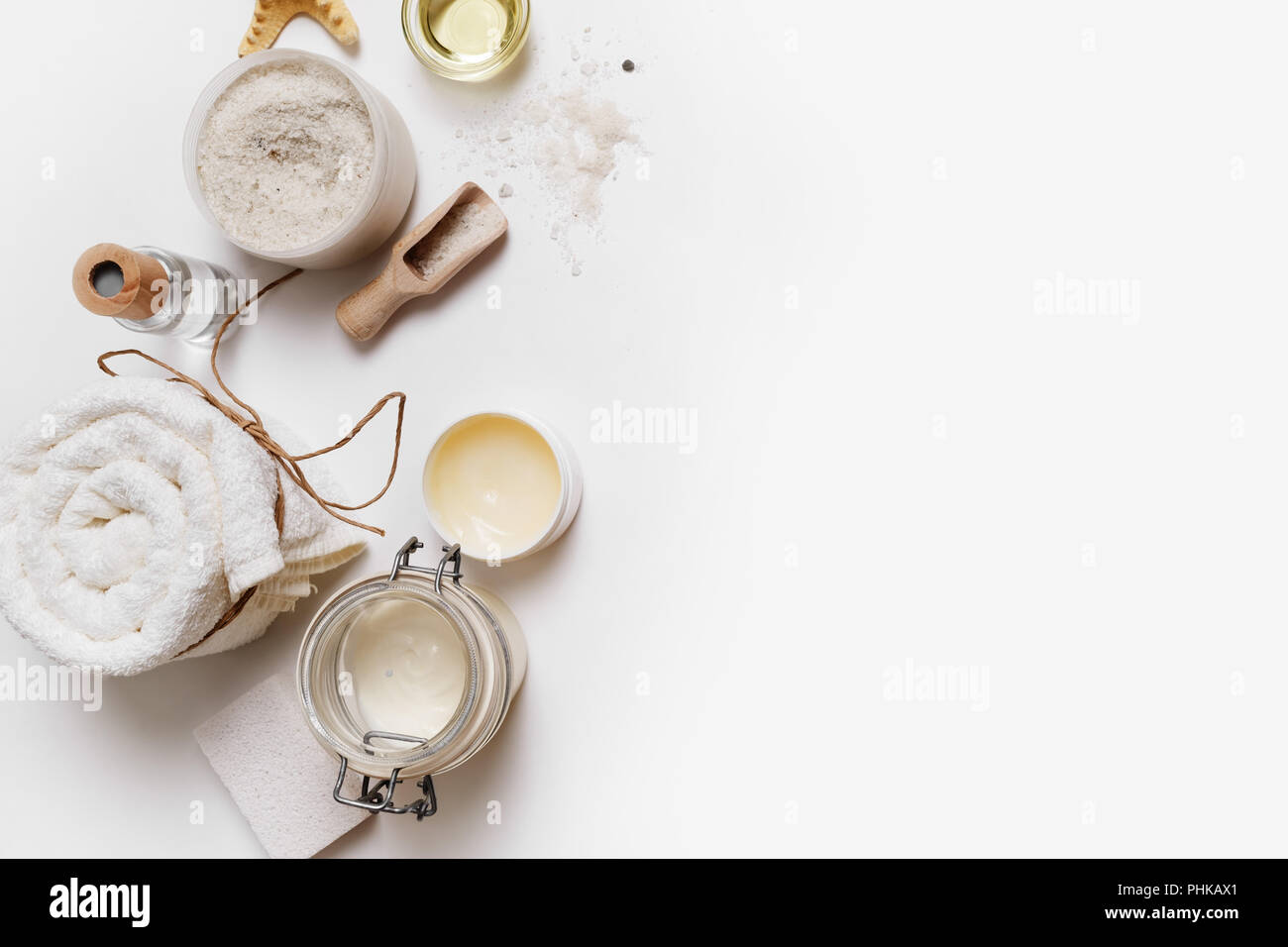 Spa treatment background Stock Photo - Alamy