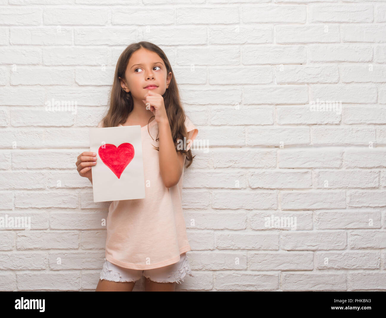 serious face thinking about question, very confused idea Stock Photo ...