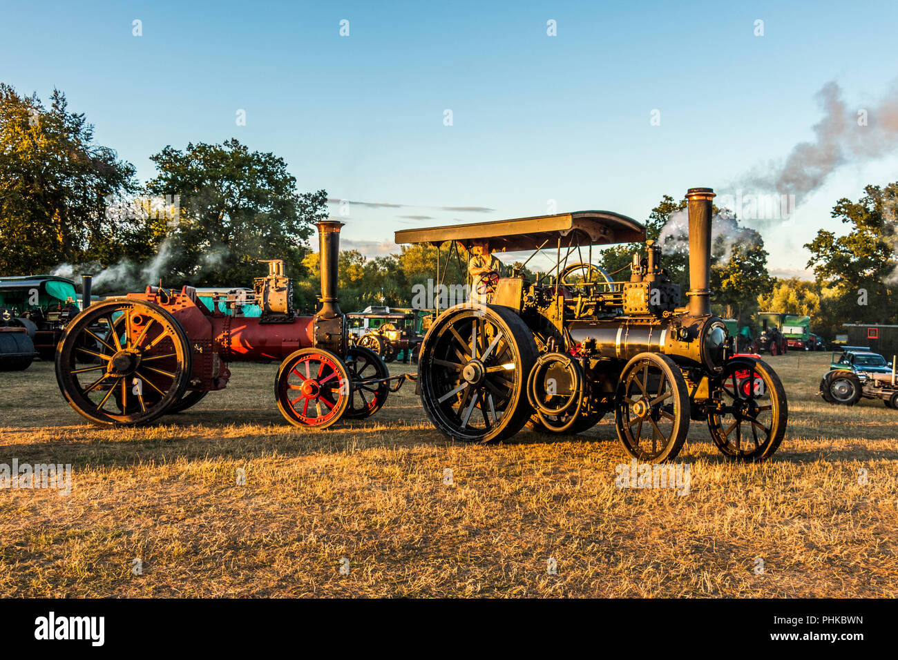 Traction engine rally at Astle Park Chelford Cheshire United Kingdom ...