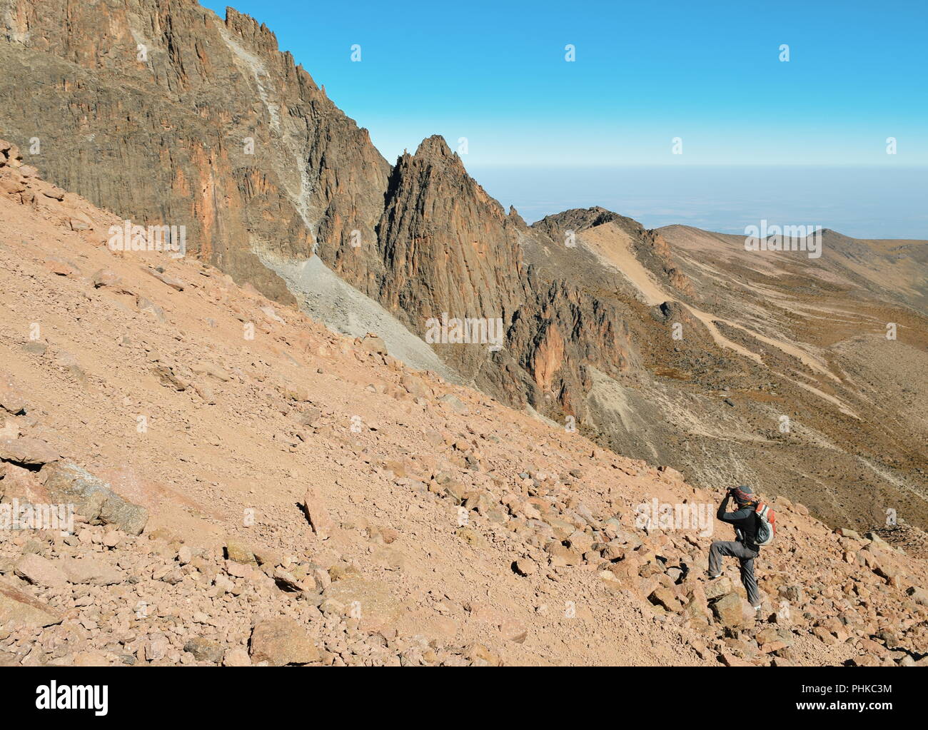 Mountain Landscapes of Mount Kenya, Kenya Stock Photo - Alamy
