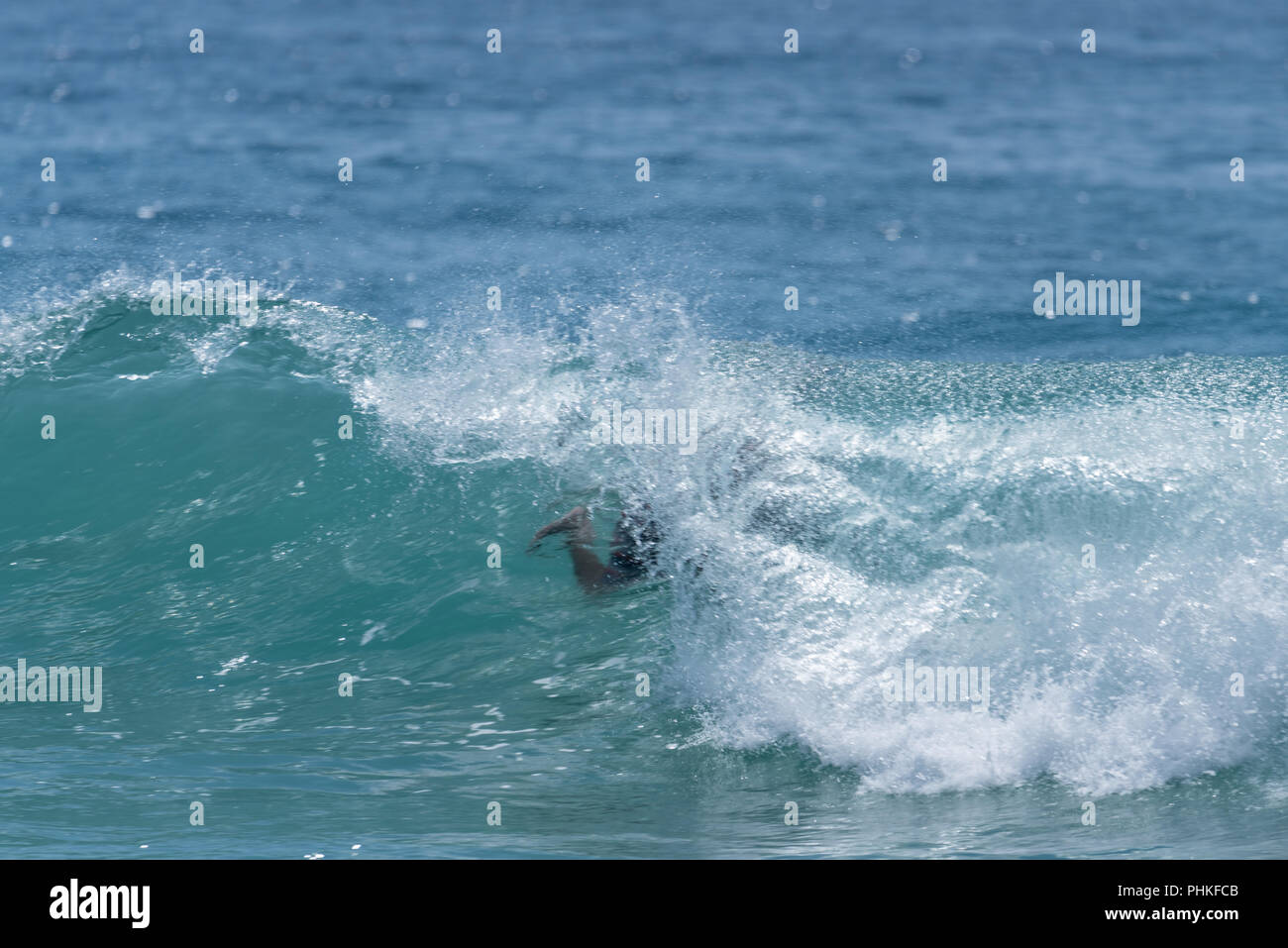 Surfer california wipeout hi-res stock photography and images - Alamy