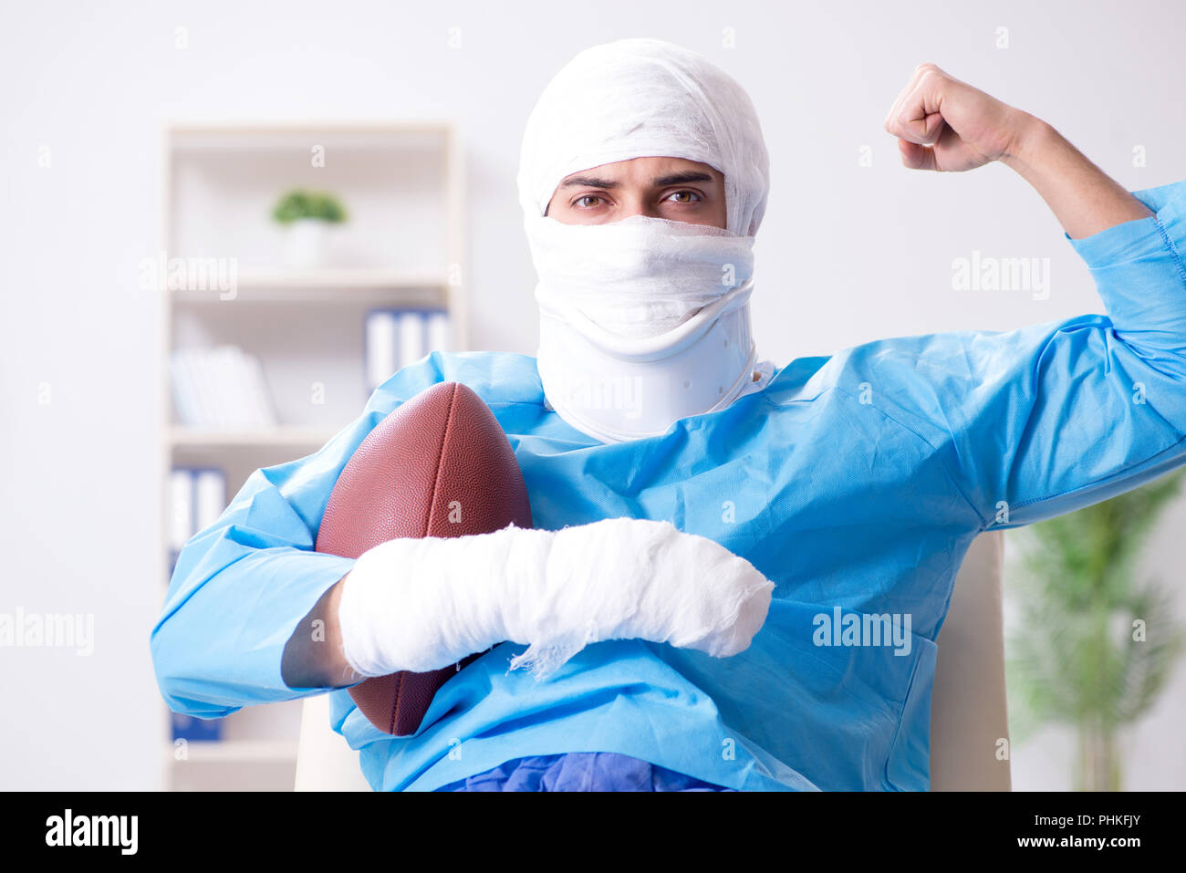 American football concussion hi-res stock photography and images - Alamy