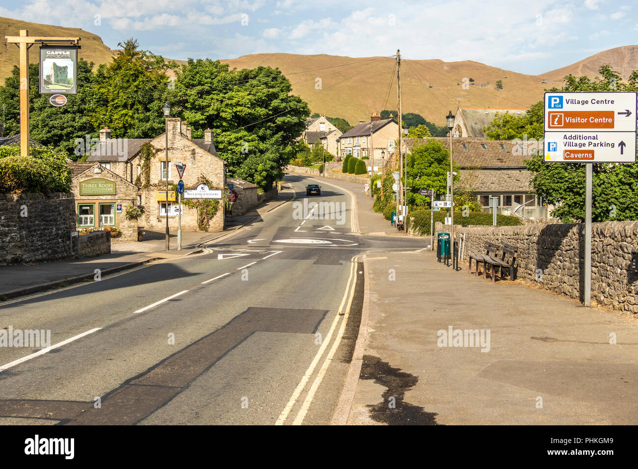 Castleton Peak District, Derbyshire United kingdom Stock Photo - Alamy
