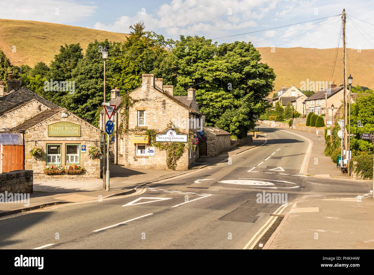 Castleton Peak District, Derbyshire United kingdom Stock Photo - Alamy
