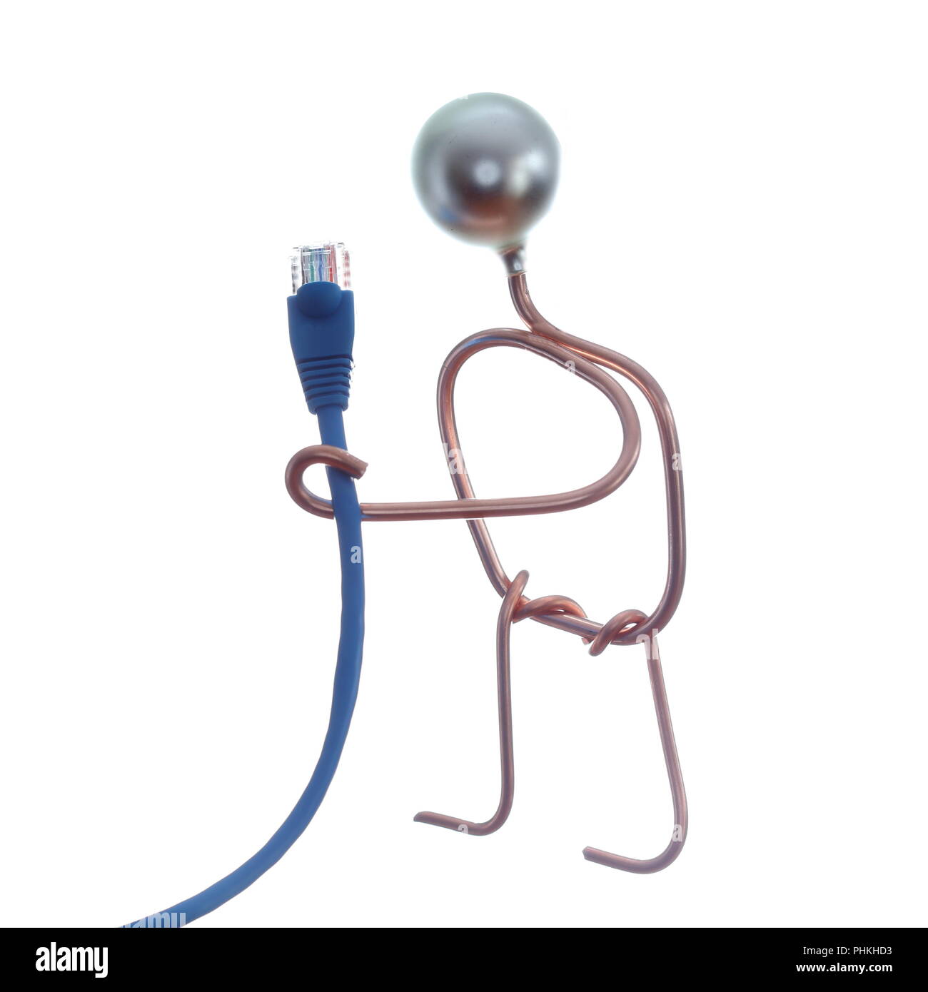 Inserting ethernet connector hi-res stock photography and images - Alamy