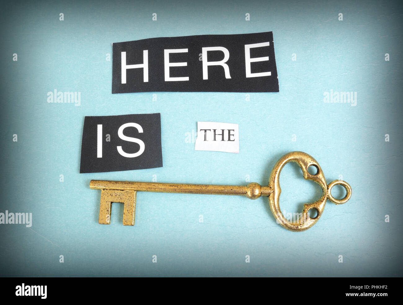 Here is the key Stock Photo - Alamy