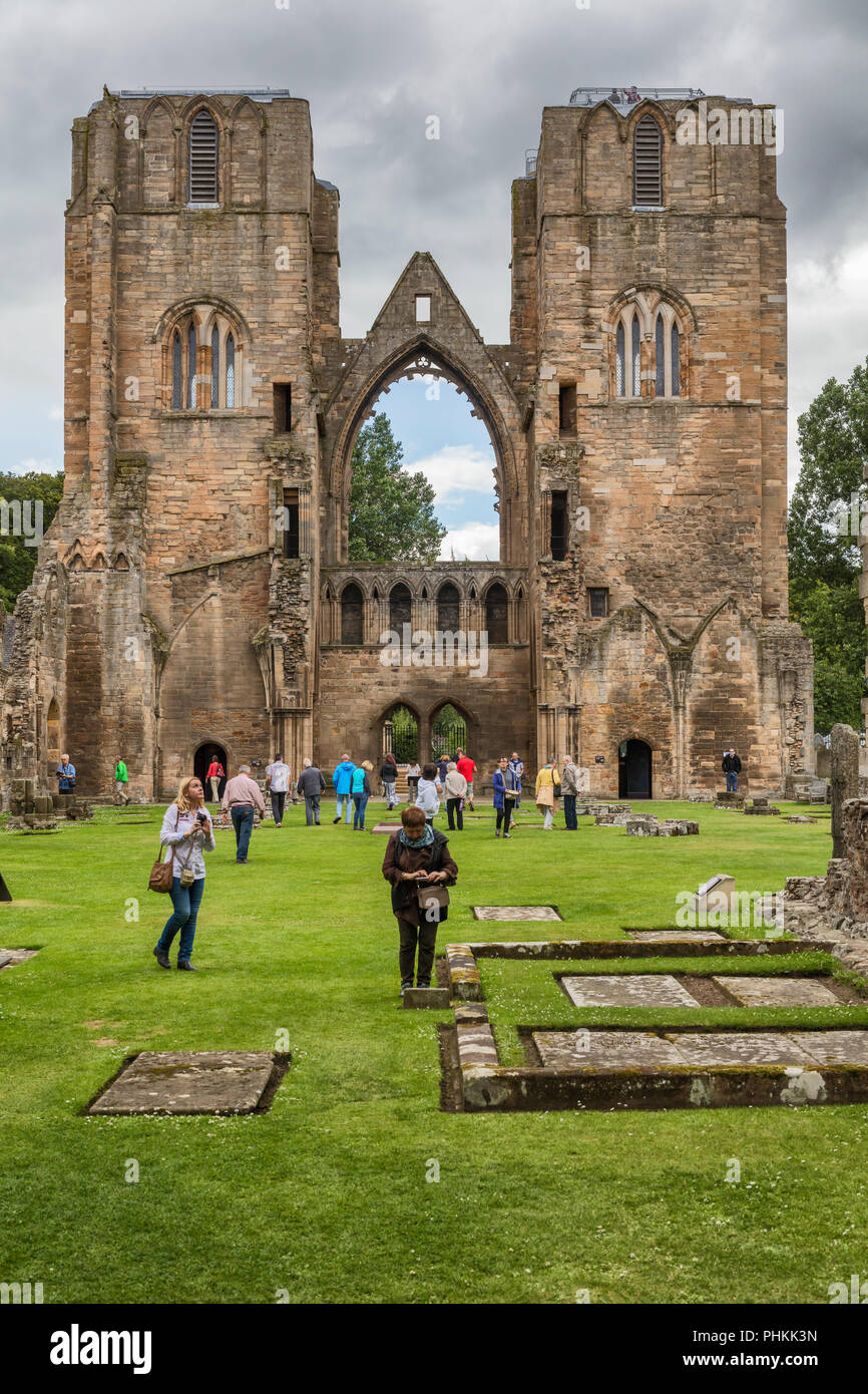 Elgin cathedral (13th century), Moray, Scotland, UK Stock Photo - Alamy