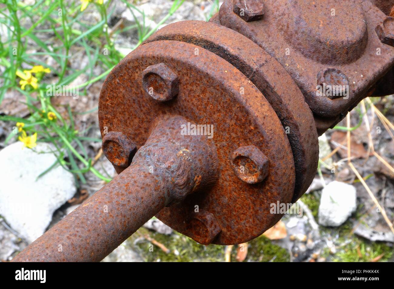 Scrap rusted iron pipe hi-res stock photography and images - Alamy