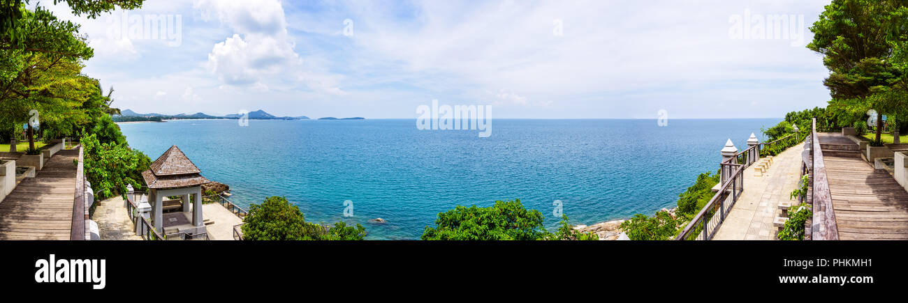 Lad Koh View Point, High angle view panorama beautiful nature landscape ...