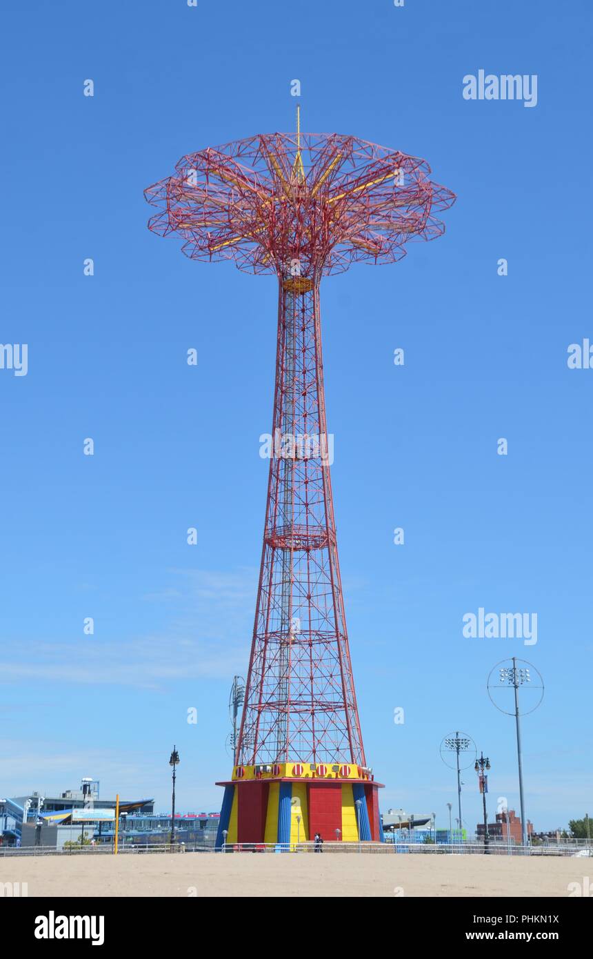 Famous landmark in Brooklyn, Coney Island, NYC, USA Stock Photo - Alamy