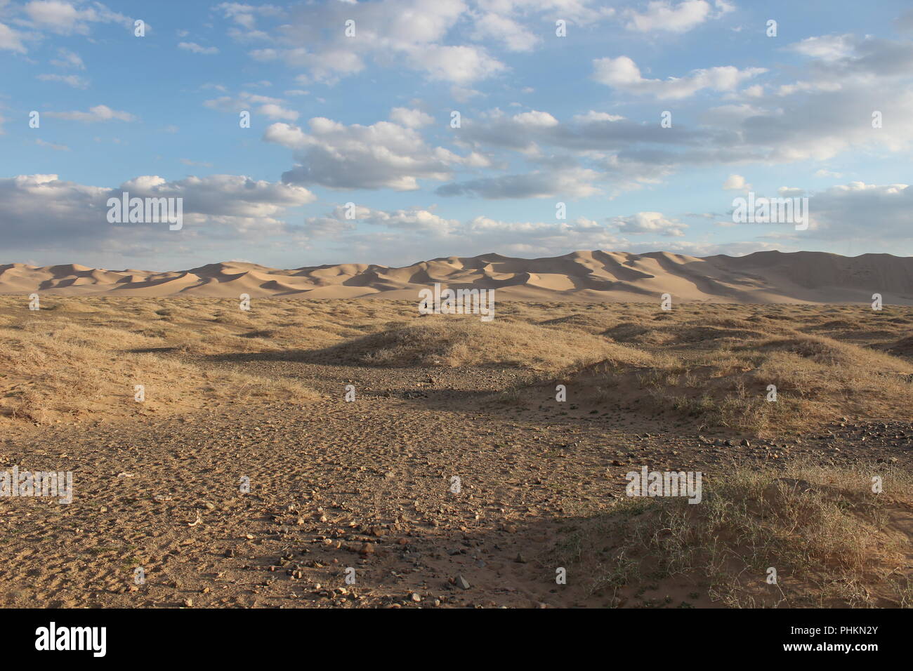 Gobi desert landscape - Mongolia Stock Photo - Alamy