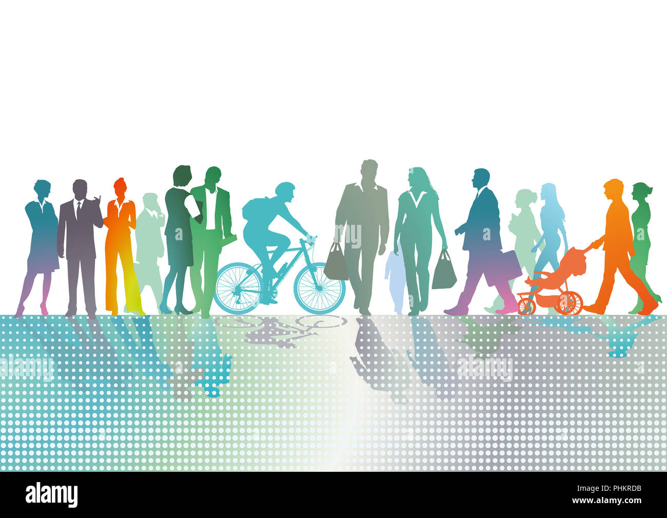 Colorful crowd hi-res stock photography and images - Alamy