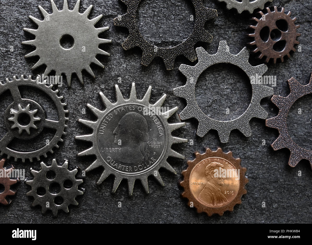 Quarter machine hi-res stock photography and images - Alamy