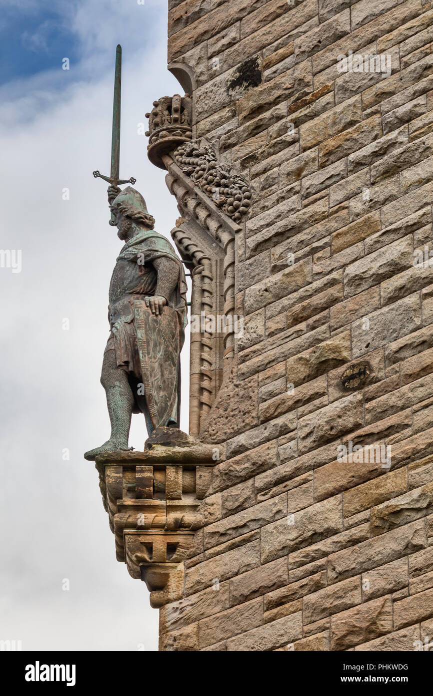 Statue of William Wallace, The National Wallace monument, Stirlingshire ...