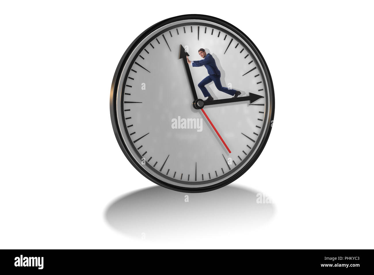 Rush hour in time Cut Out Stock Images & Pictures - Alamy