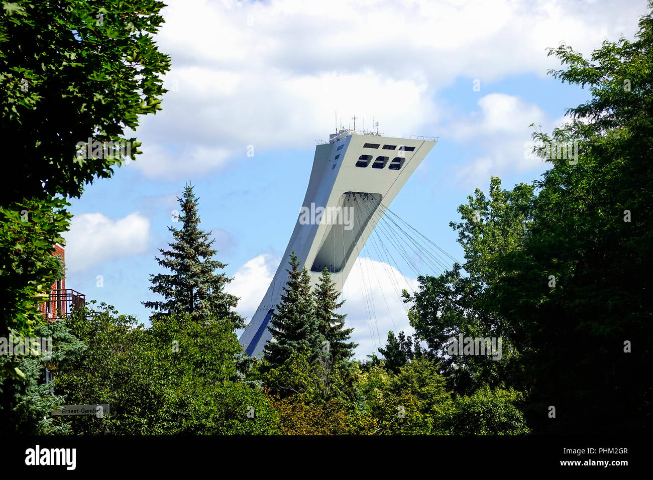 Montreal Tower Observatory in summer Stock Photo - Alamy